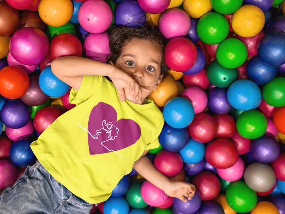 Buy Kid's Line Art Affection Unisex T-shirt – ZealforTee